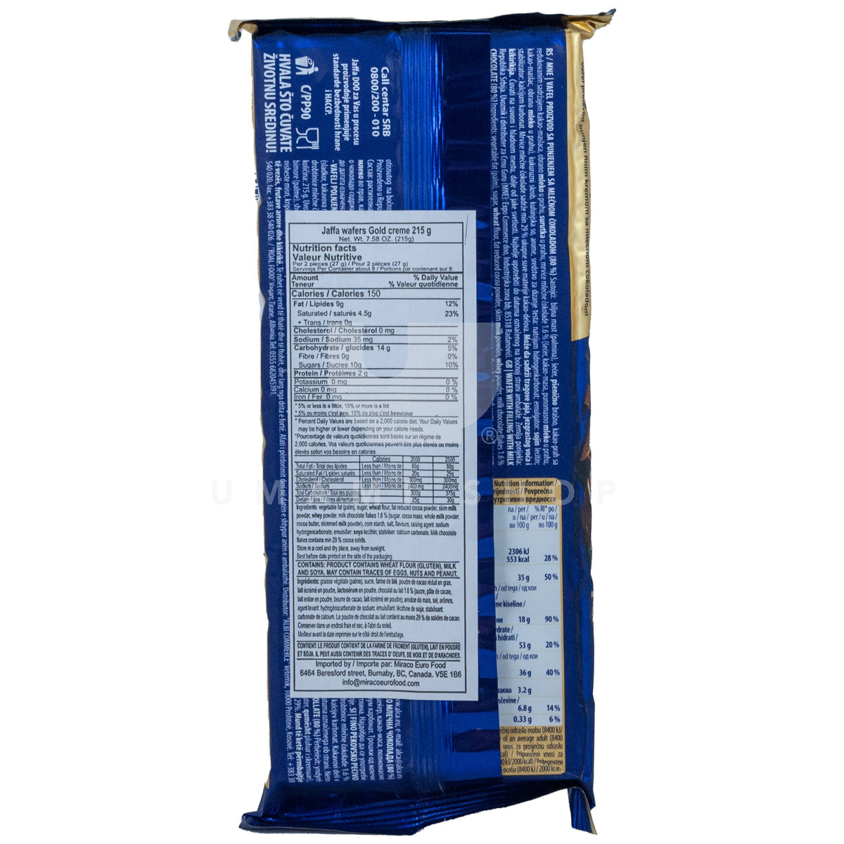 Jaffa Napolitanke (Gold Creme) – Umami Shop Canada